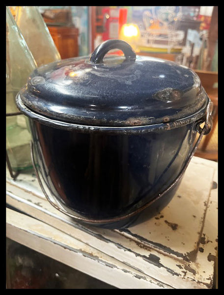 II.3548 OLLA ENLOZADA AZUL – la anticuaria