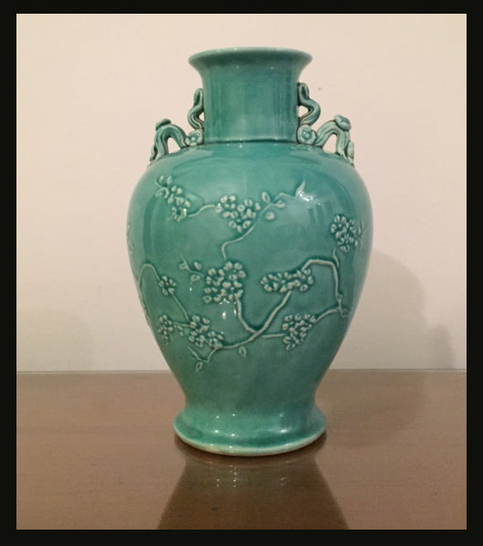 II.557 FLORERO TURQUESA – la anticuaria